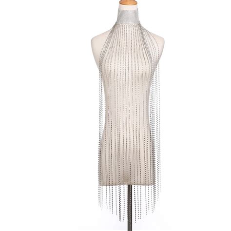 New Fashion Rhinestone Sexy Tassel Full Body Chain Dress Jewelry Buy