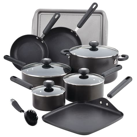 Circulon 2 Hard Anodized Nonstick 13 Piece Cookware Set Black Home