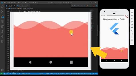 how to create wave animation in flutter youtube