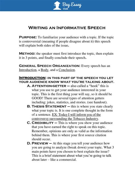 How To Write Speech Writing Examples