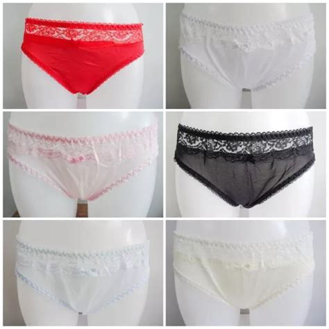 Vintage Knickers Panties 1980s Luigi Rossi Nylon Sheer Unworn Ladies