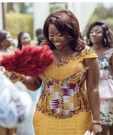 Best 20 Kente Styles For Your Traditional Wedding Dresses Flatprofile