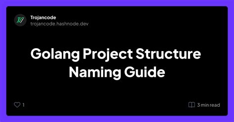 golang project structure naming guide