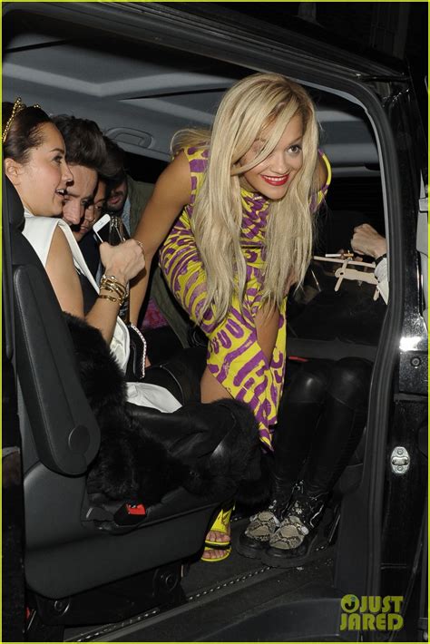 Rita Ora Strips Down From Suit To Bra And Underwear During London Show