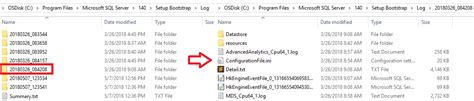view and read sql server setup log files sql server