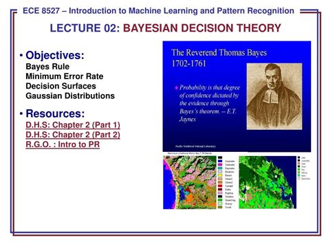 Ppt Lecture 02 Bayesian Decision Theory Powerpoint Presentation