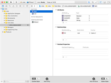working with managed objects in core data