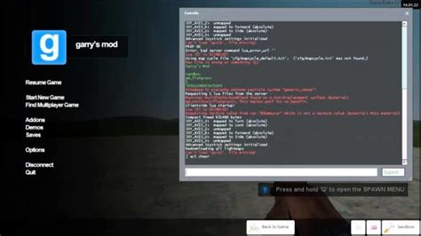 gmod console commands and cheats guide lyncconf games
