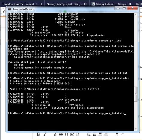 how to use scrapy in anaconda