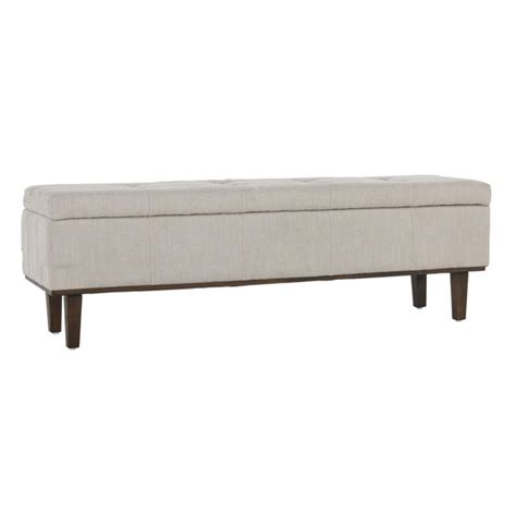Classic Home Upholstered Flip Top Storage Bench And Reviews Perigold