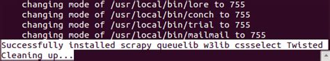 how to install scrapy a web crawling tool in ubuntu