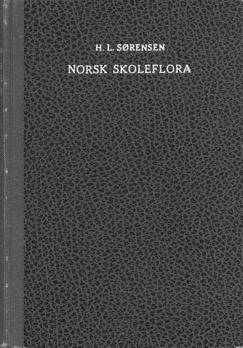 Norsk Skoleflora Brukt Bok Primstaven Nettbokhandel