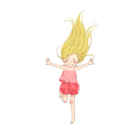 夏至の少女イラスト素材透過、pngフリー画像ダウンロード Pngtree