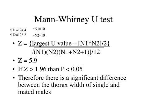 Ppt Mann Whitney U Test Powerpoint Presentation Free Download Id