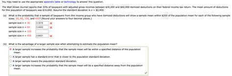 Solved You May Need To Use The Appropriate Appendix Table Or