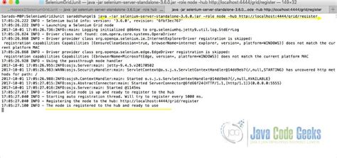 junit selenium grid example examples java code geeks 2022