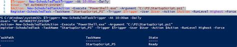 how to create and manage scheduled tasks with powershell windows os hub