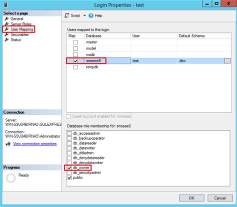 how to solve “cannot open database ms sql server requested by login