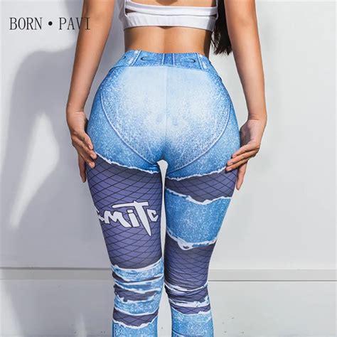 Bornpavi Fashion Leggings For Fitness 3d Print Female Bodybuilding