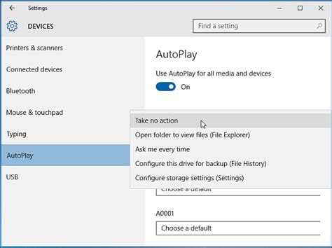 how to enable disable and customize autoplay in windows 10