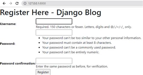 django usercreationform creating new user javatpoint
