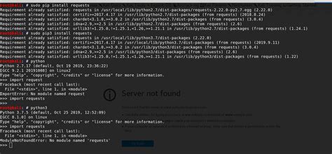 python how to install requests beautifulsoup4 bs4 modules stack