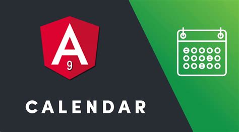 how to use calendar in angular 9