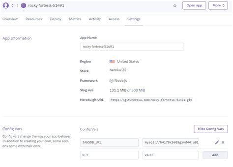 reactjs heroku failed node js react mysql stack overflow