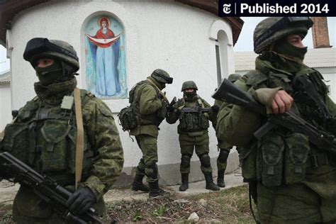 In Crimea Russia Showcases A Rebooted Army The New York Times