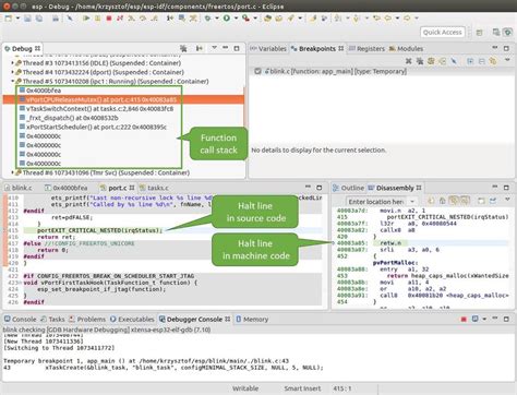 debugging examples esp32 — esp idf programming guide v4 2 1