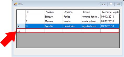 ¿cÓmo eliminar una fila de un datagridview