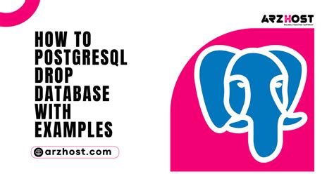 How To Postgresql Drop Database With Examples