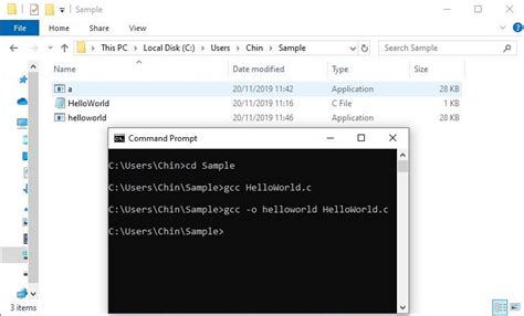 c hello world program geeksforgeeks
