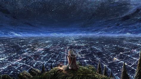 Wallpaper Sunlight Women Fantasy Art City Cityscape Anime Girls My