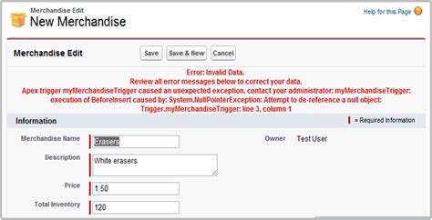 what is exception handling in apex ~ salesforce tutorials