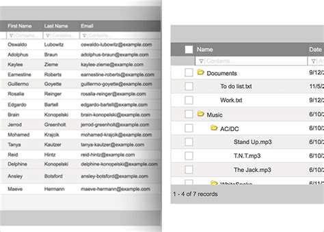 tree grid component javascript html5 and jquery ignite ui