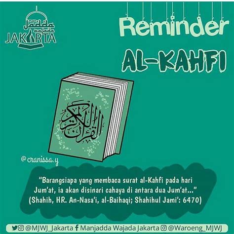 Membaca Surat Al Kahfi Di Hari Jumat Pasadena