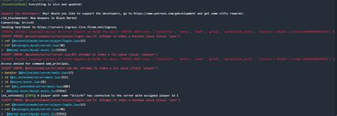 i don t know what causes this error script error essentialmode server