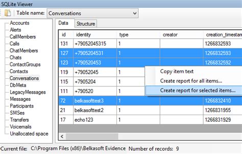 recovering sqlite evidence with belkasoft evidence center forensic focus