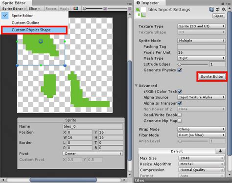 transparrent tiles not working with tilemap collider questions