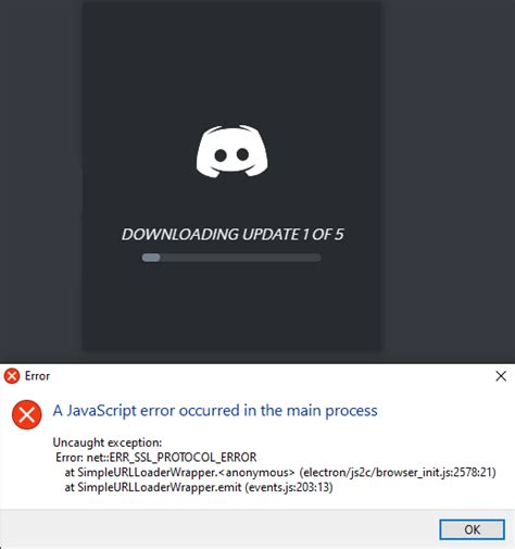 [bug] discord ptb have javascript errors while installing updating but