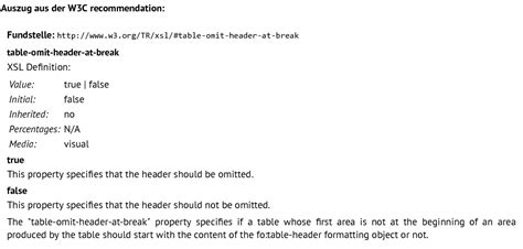 xsl fo table omit header at break data2type gmbh