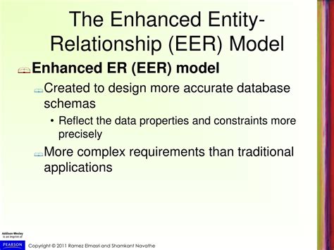 Ppt Chapter 8 The Enhanced Entity Relationship Eer Model Powerpoint