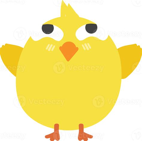 Recorte De Personaje De Dibujos Animados Lindo Pollito 14215278 Png