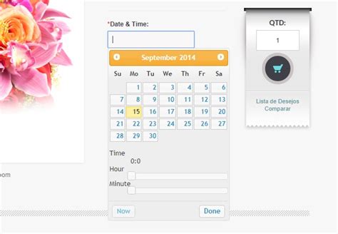 php como desativar data e hora passadas no calendário do