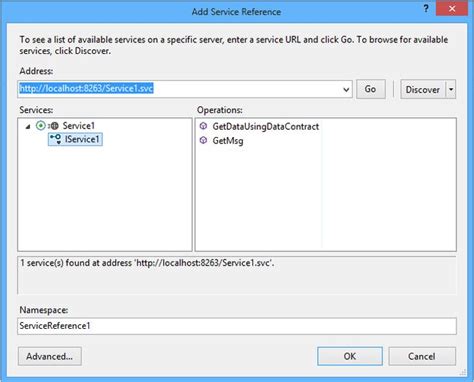 how to configure wcf services in windows 8