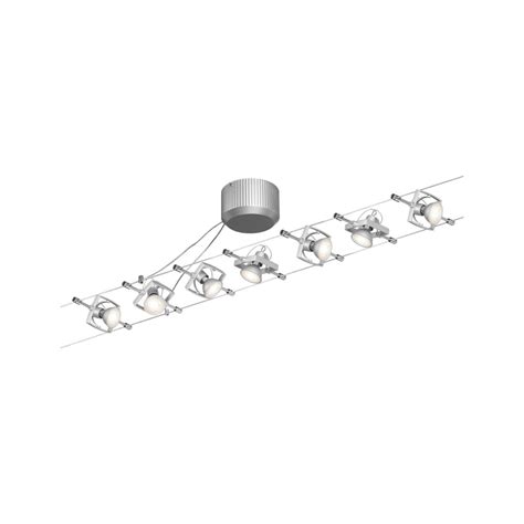 Kabelsysteem Mac Ii Basisset Gu5 3 Max 7x10w Dimbaar 230 12v Chroom Mat