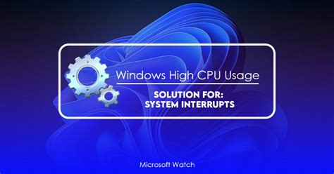 High Cpu Usage Caused By System Interrupts [quick Solution For Windows