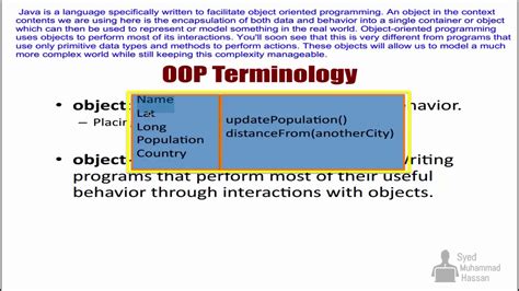 50 object oriented programming introduction to classes and objects java