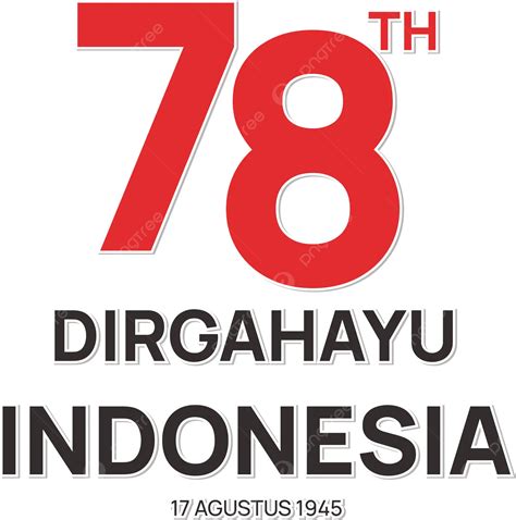 Logo Officiel De Hut Ri 78th Happy Republic Indonésie 2023 Images Hd